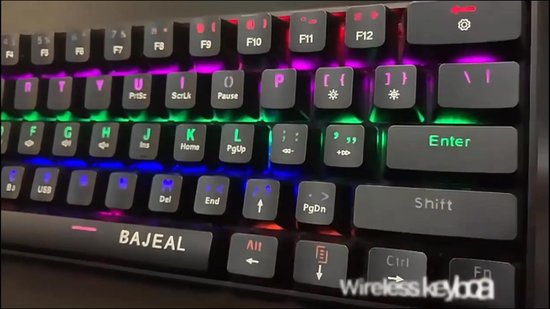 Ultimate Gaming Toetsenbord - 60% Mechanisch Qwerty Gaming Toetsenbord ...