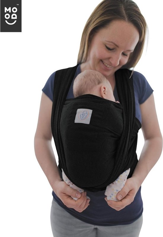Babydraagdoek met voorvak incl. Baby Wrap Carrier tas en handleiding ...