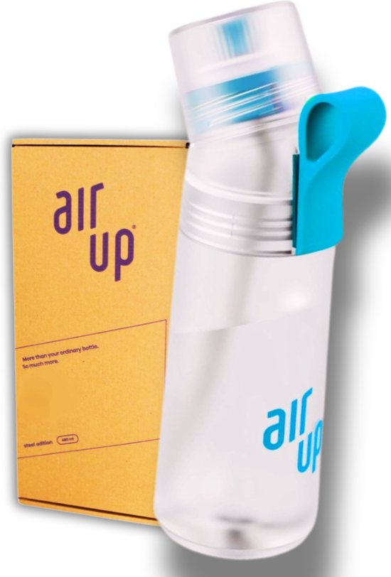Air Up Drinkfles Starterskit Gen 2 Blue Splash 600 ml inclusief 3 Pods ...