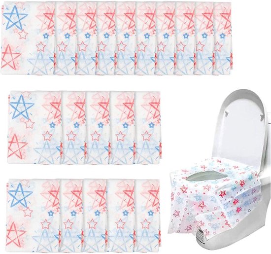 20 stuks wc-bekleding, wc-zitting, extra grote XL wc-bril, mat ...