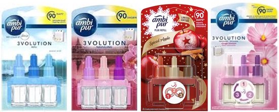 Ambi Pur 3Volution Navullingen - MIX - B - 90 dagen frisheid | bol