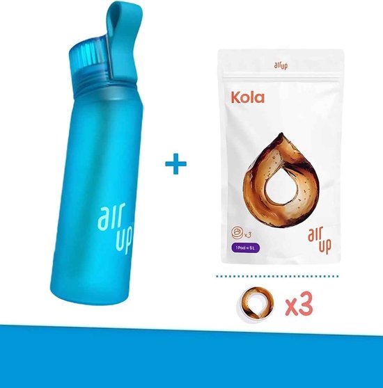 Gourde Air Up Classic - Bleu Clair - 650 ml - Kit de Démarrage ...