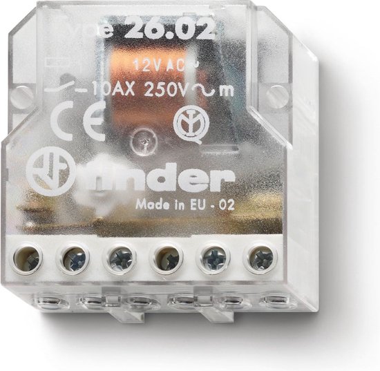 Finder impulsrelais FIN 2M 10A 48VAC (26.02.8.048.0000) per 10 stuks | bol