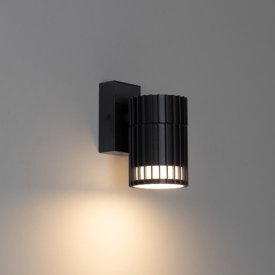 QAZQA boris - Design Wandlamp voor buiten - 1 lichts - D 11.3 cm ...
