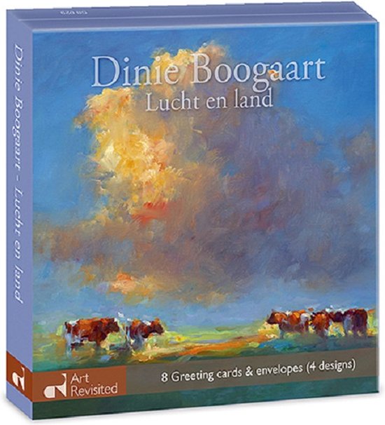 Art Revisited Dinie Boogaart - Lucht en Land kaartenset 12 x 12 cm | bol
