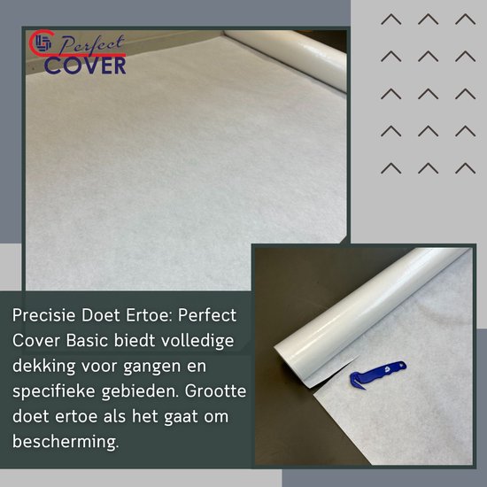 Perfect Cover® Super Zelfklevend Afdekvlies - Vloerbescherming voor ...
