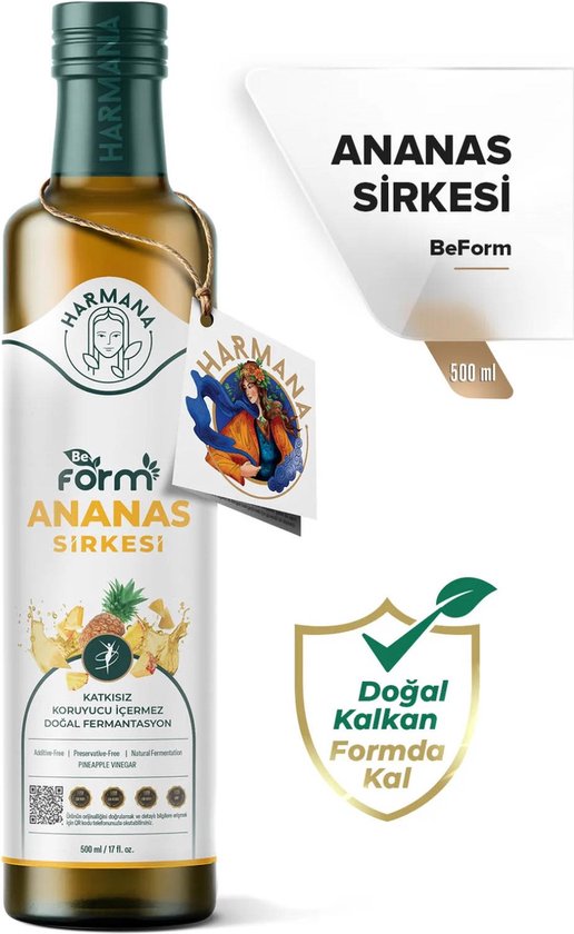 HARMANA Ananasazijn - Detox azijn 500 ml - Natuurlijke fermentatie | bol