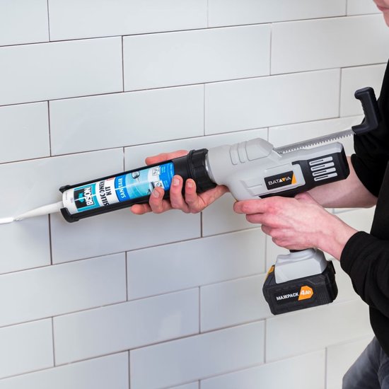 Kitpistool - 18V - Incl. 2.0 Ah Accu / 2.4 Ah Oplader - Geschikt voor ...