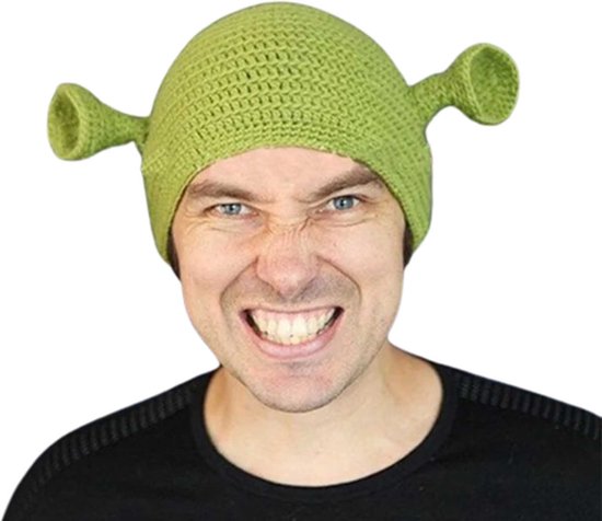 Groene Muts met hoorns - One Size - Grappige muts - Grappig - Groen | bol