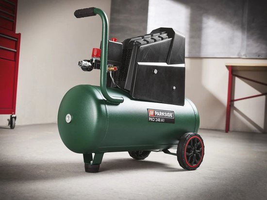 PARKSIDE Compressor 1100 W - Max 8 bar - max. 2850 tpm - Traploos ...