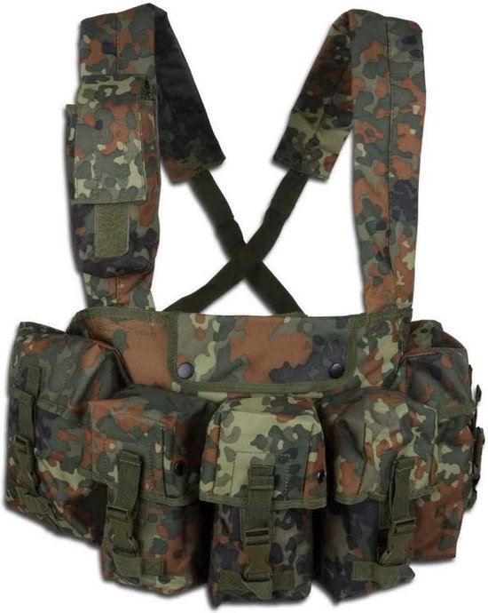 Chest Rig Flecktarn - Tactical Vest for Outdoor Activities | bol