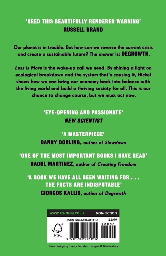 Less is More, Jason Hickel | 9781786091215 | Boeken | bol