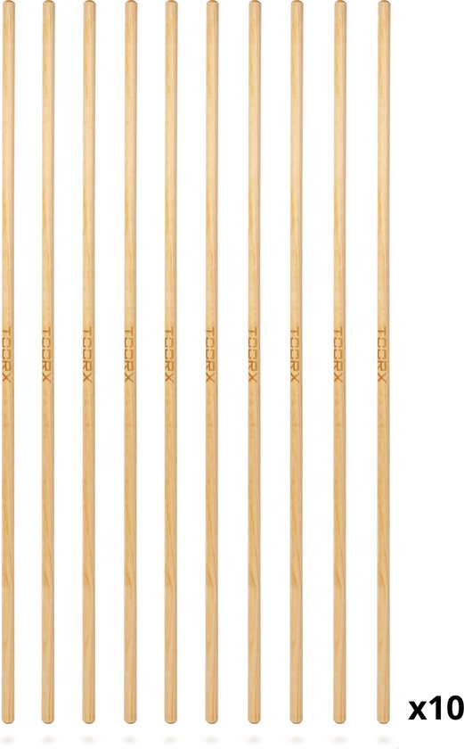 Toorx Fitness Pilates Bar - Poles - 160 cm - Set van 10 Sticks ...