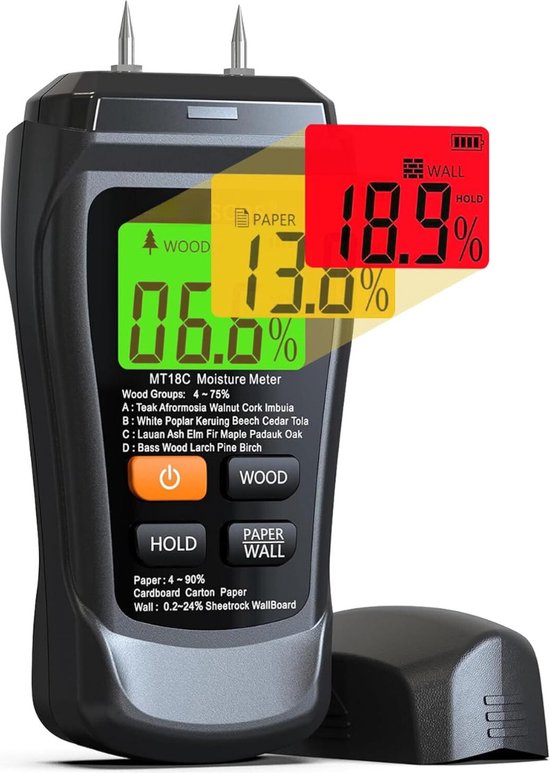 Vochtmeter - Hygrometer - Vochtmeter muren - Vochtmeters - Vochtmeter ...