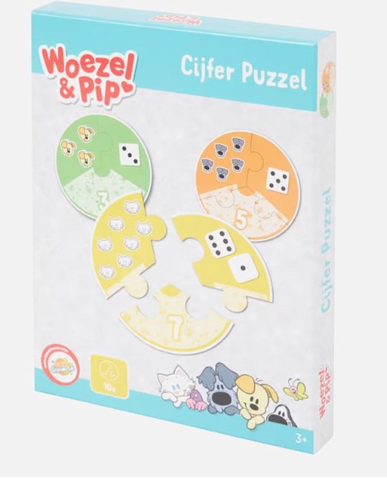 Cijferpuzzel Woezel & Pip Educatief Spel | Games | bol