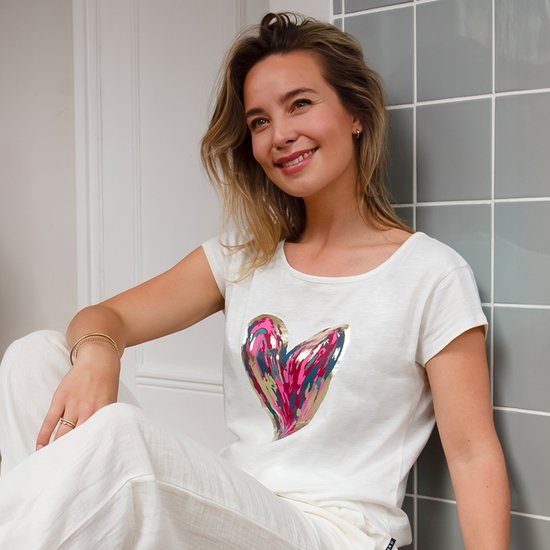Witte Top van Je m'appelle - Dames - Maat XS - 3 maten beschikbaar | bol