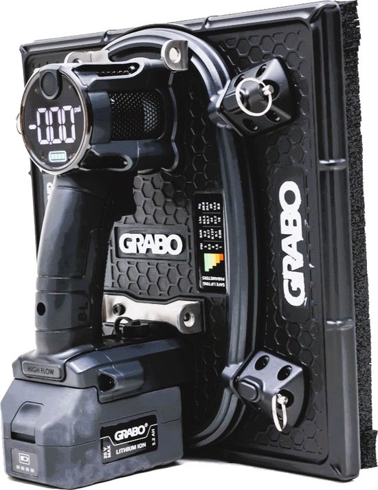 GRABO High Flow - Elektrische draagbare vacuümzuiger - Handgereedschap - Hefvermogen... | bol