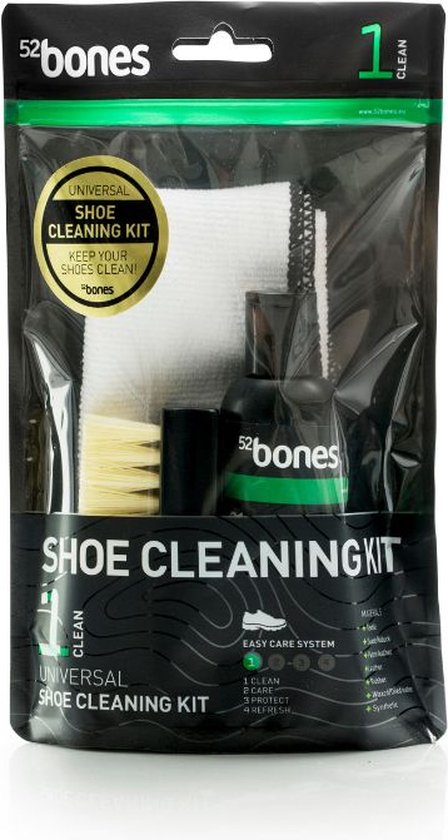 52 Bones Sportschoenen Sneaker Reinigingsset Cleaning Kit Transparant | bol