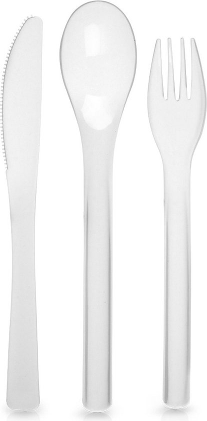 Bestekset Plastic 4 delig - Bestek Set | bol