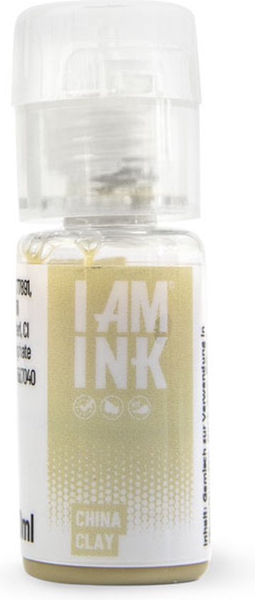 I AM INK - China Clay 10ml | Premium Professionele Tattoo Inkt | Reach ...