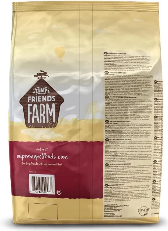 Tiny Friends Farm Russel Rabbit Tasty Nuggets 1,5 kg | bol
