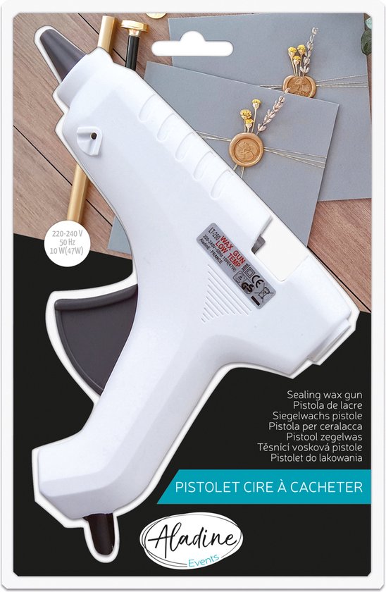 Aladine Aladine Zegel Wax Pistool 240V Lage Temperatuur. | bol