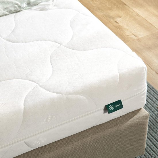 ZINUS Comfort Cut Schuimmatras 140 x 200 cm - Hoogte 16 cm - H2 ...