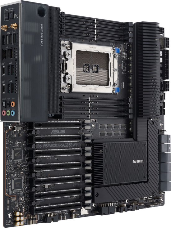 ASUS PRO WS WRX80E-SAGE SE WIFI II - Moederbord - EEB - AMD WRX80 ...