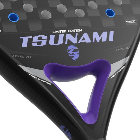Siux Tsunami Avant Lady (Rond) - 2022 padel racket zwart/blauw | bol