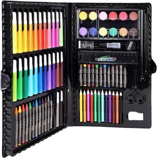 Teken - en Verf Set in koffer voor kinderen, Geweldig cadeau voor ...