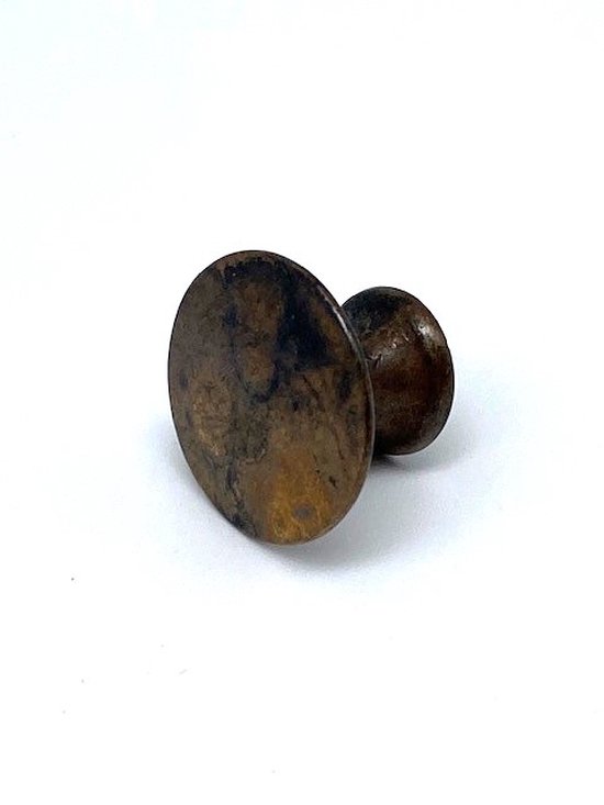 Knop Messing Antiek rond 20mm | bol