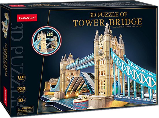 Cubic Fun 3D Puzzel Tower Bridge LED | bol