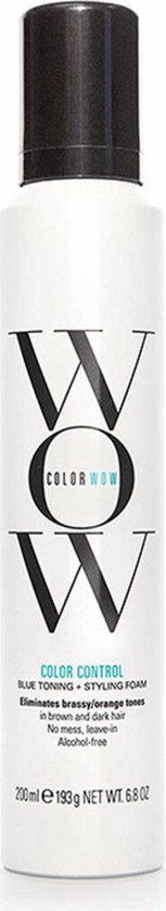 Color WoW - Color Control Blue Toning & Styling Foam - 200ml | bol