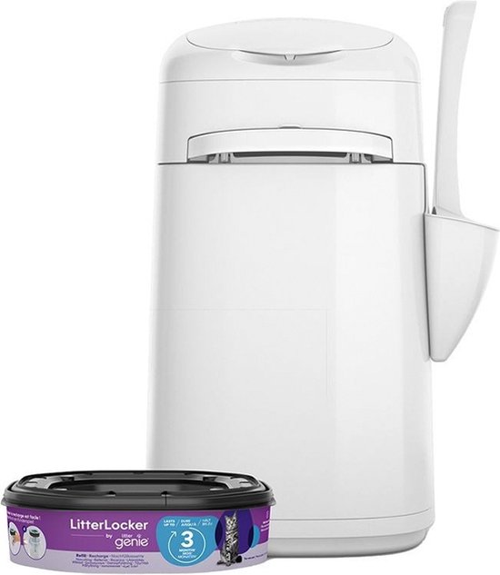 Litter Locker GENIE ,container voor kattenbakvulling + Flamingo Cat ...