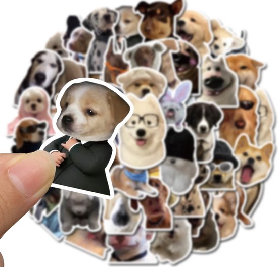 Grappige Meme Honden Stickers - 40 Stuks - Dieren Humor - Puppy | bol