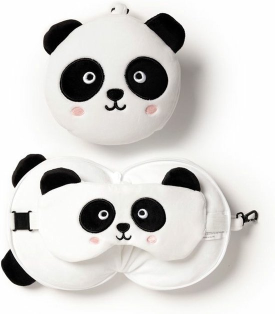 Relaxeazzz Panda Reiskussen - 2-in-1 set voor kinderen - Inclusief ...