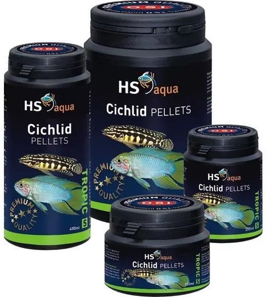 Hs Aqua Cichlid Pellets S 200 Ml | bol