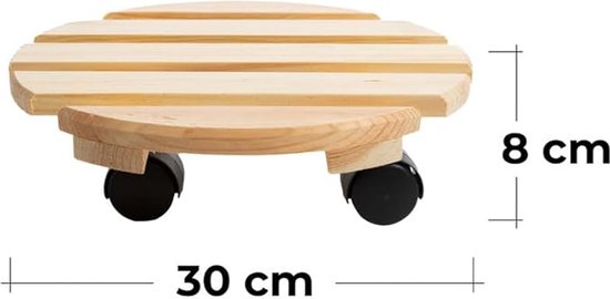 Plantenroller - Plantentrolley - Voor binnen en buiten - draagvermogen ...