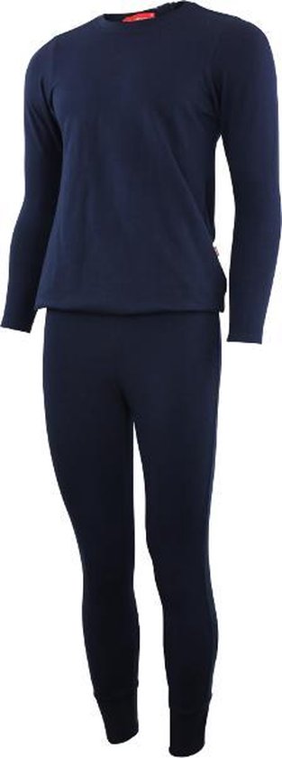 Hansop pyjama model met ritssluiting achter - Blauw, M | bol