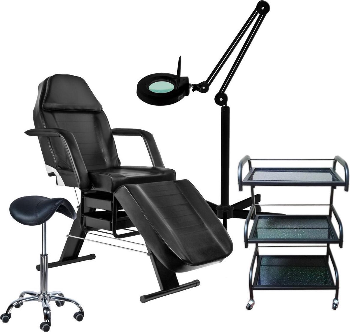 bol.com | Starter set zwart INCL. behandelstoelhoes (58 ...