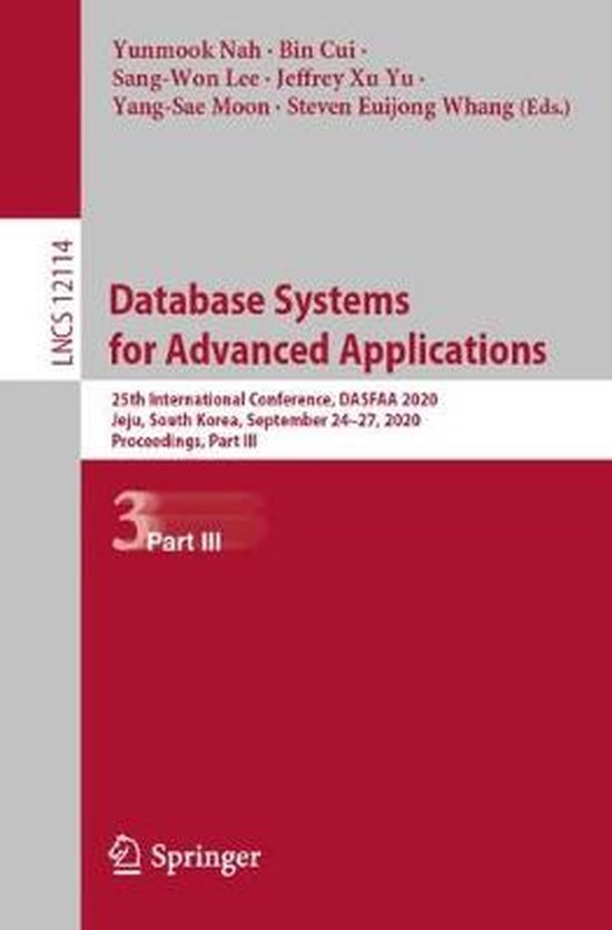 Database Systems for Advanced Applications | 9783030594183 | Boeken | bol