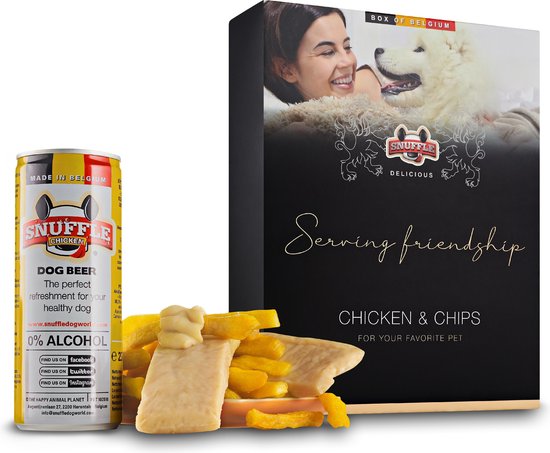 Snuffle Delicious Box Chicken & Chips | bol