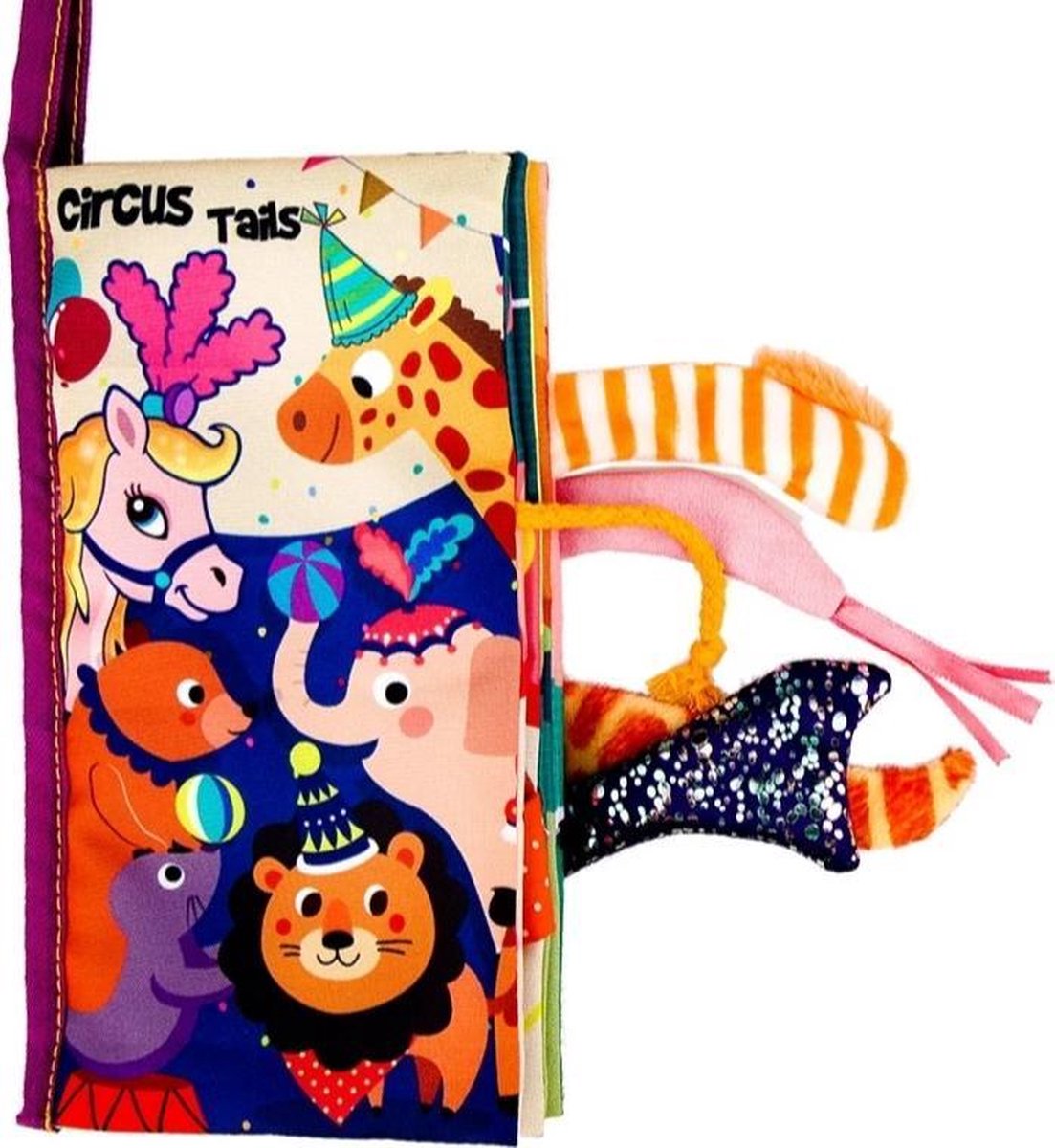 Fabs World babyboekje stof dieren circus | bol.com