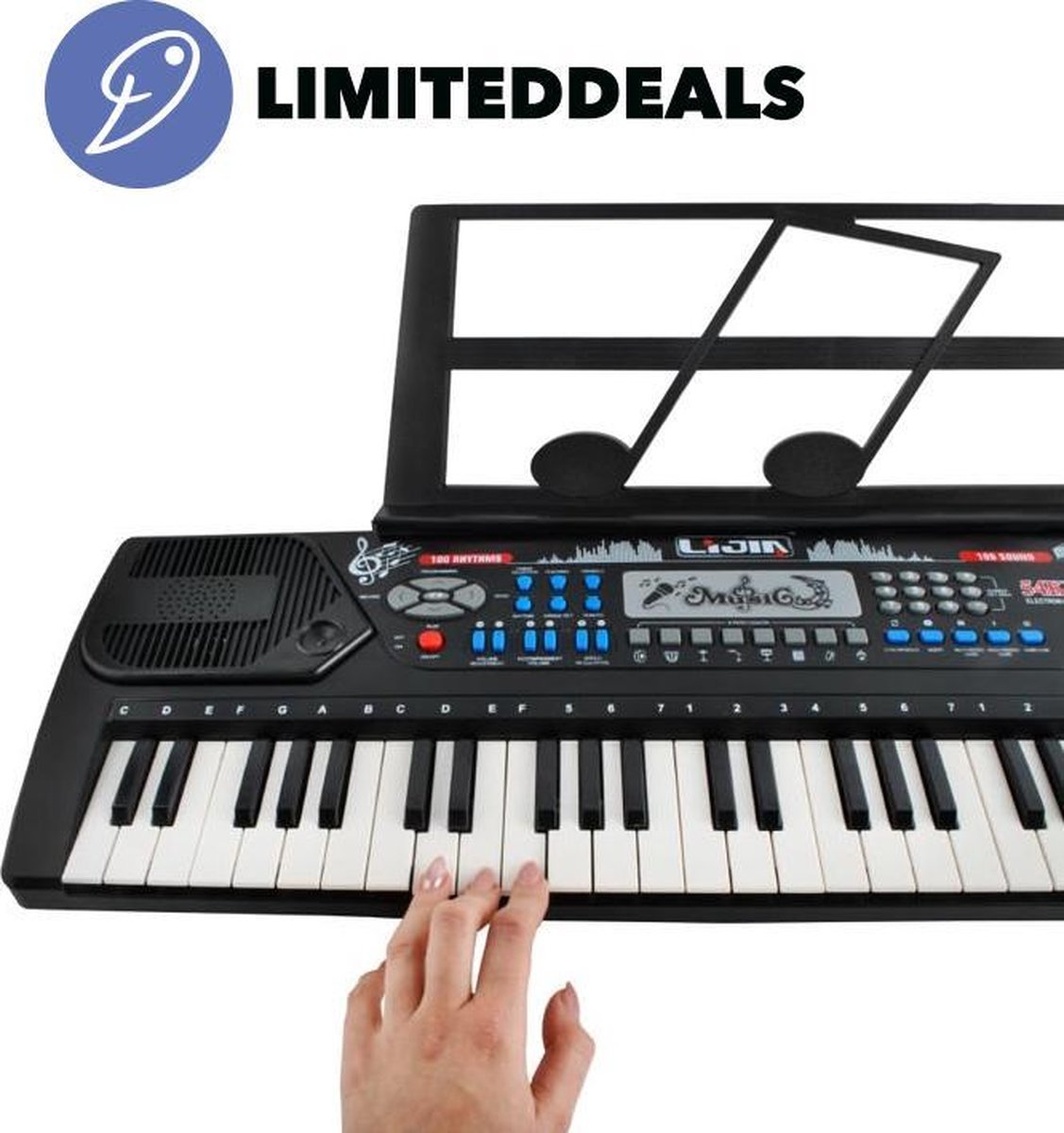 Keyboard met Microfoon - 54 Toetsen - 100 geluiden - Muziek effecten en ...