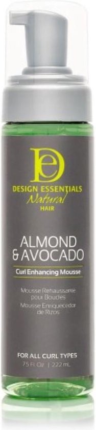 Design Essentials Almond Avocado Curl Enhancing Mousse- 222 ml - anti ...