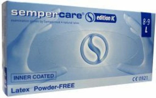 Sempercare Latex Poedervrij L 100 stuks | bol