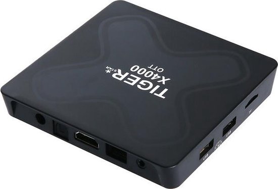 TIGER X4000 ANDROID MEDIA PLAYER 4K 60fps 1/8GB Amlogic S905W Android 9 ...