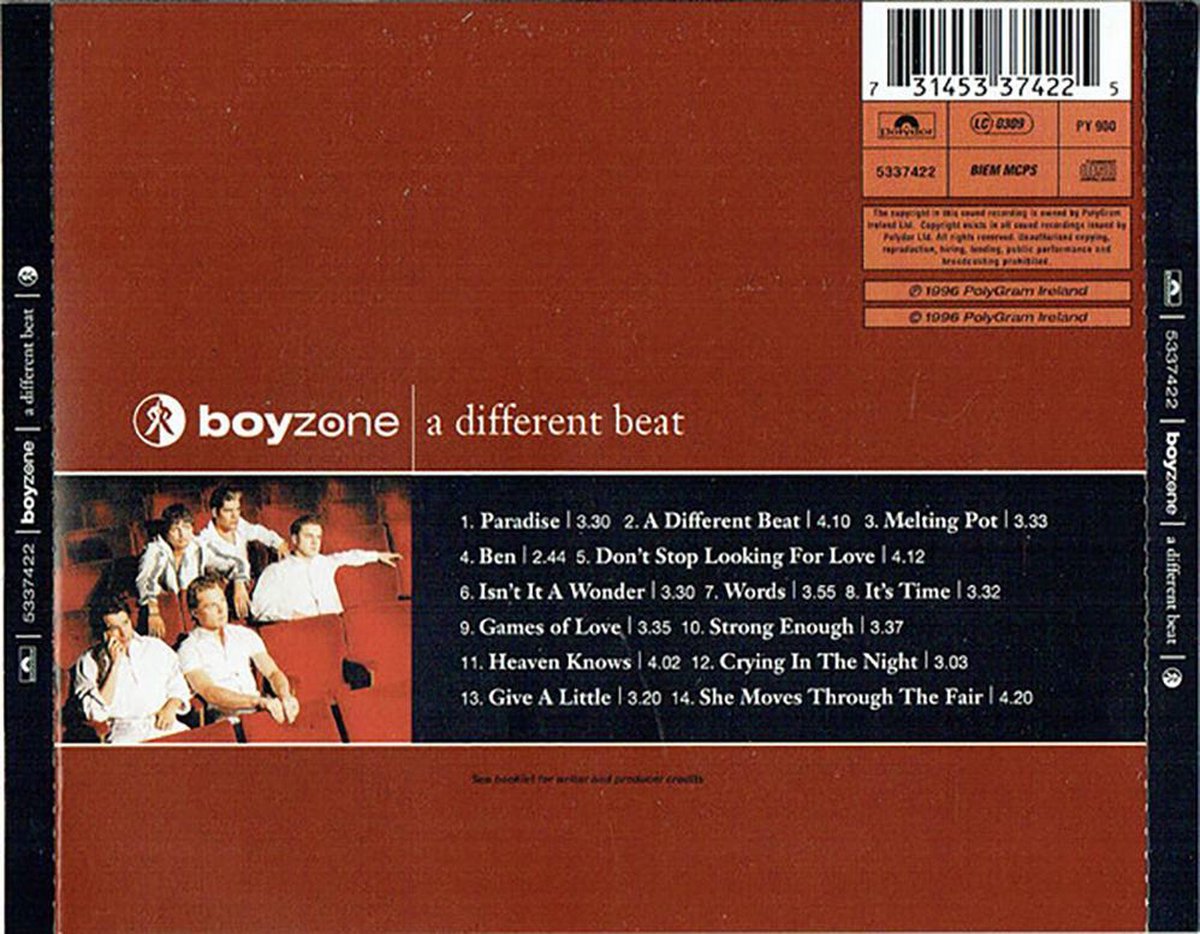 Different Beat, Boyzone | CD (album) | Muziek | bol.com