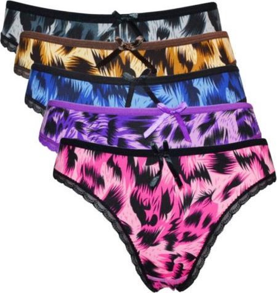 Fine Woman String panter voordeelpak 5 stuks - M | bol.com