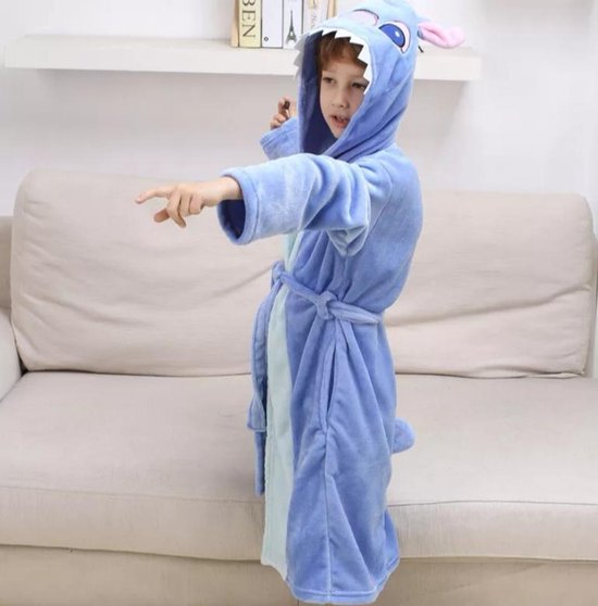 Badjas voor kinderen | model Stitch |Maat 140cm | bol
